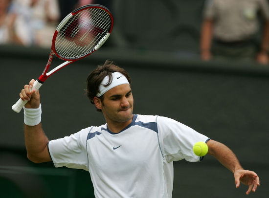 Roger Federer Action Editorial Stock Photo - Stock Image | Shutterstock