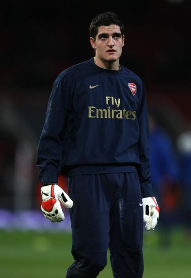 Arsenal Goalkeeper Vito Mannone Editorial Stock Photo - Stock Image ...