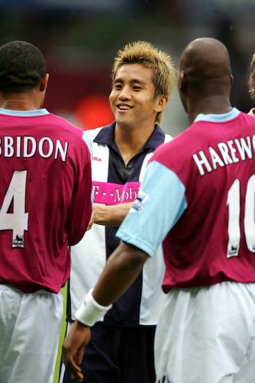 West Bromwich Albions Junichi Inamoto Meets Editorial Stock Photo ...