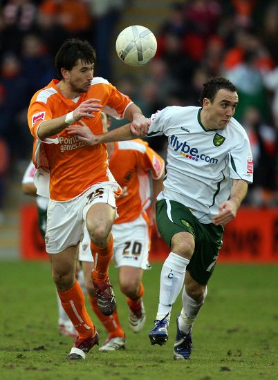 Shaun Barker Blackpool Battles Lee Croft Editorial Stock Photo - Stock ...