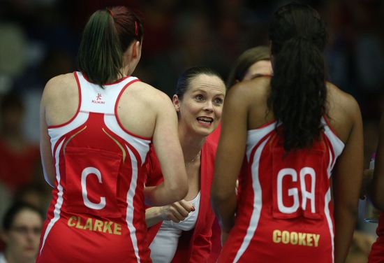 England Netball Technical Support Coach Karen Editorial Stock Photo ...