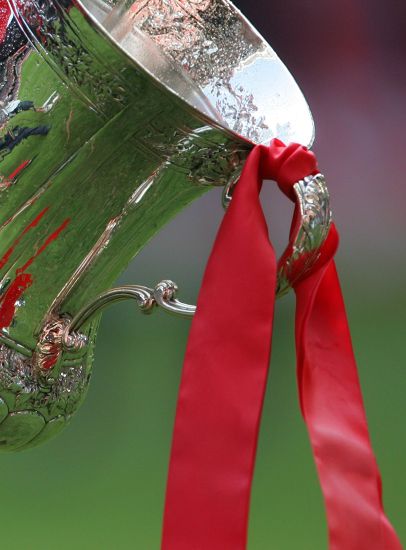 Red Ribbon Winners Liverpool Hangs Fa Editorial Stock Photo - Stock ...