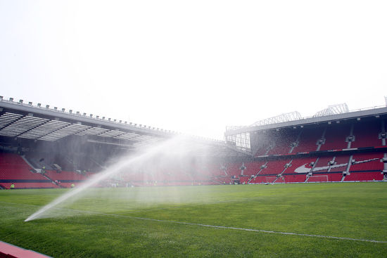 Sprinkler System Manchester Uniteds Old Trafford Editorial Stock Photo ...