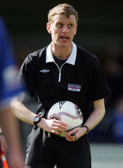 Nationwide Conference Referee Mr R Fletcher Editorial Stock Photo ...