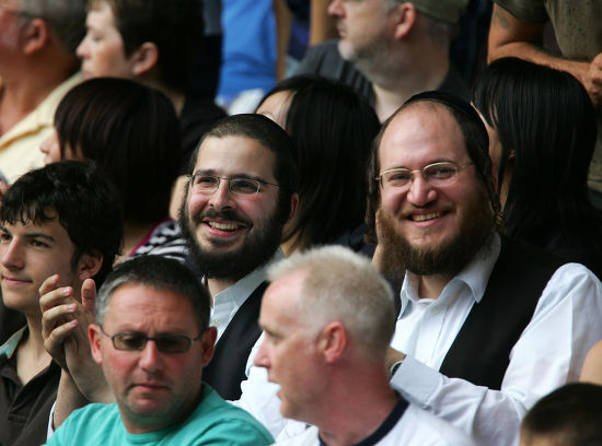 Two Orthodox Jew Tottenham Fans Editorial Stock Photo - Stock Image ...