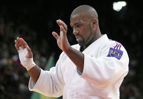 Teddy Riner France Celebrates Winning Final Editorial Stock Photo ...