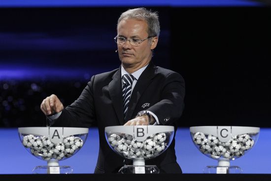 Uefa Competition Director Giorgio Marchetti Conducts Editorial Stock ...