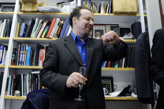 Astrophysicist Adam Riess Looks His Watch Editorial Stock Photo - Stock ...