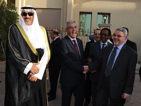 Palestinian Ambassador Kuwait Rami Tahboub C Editorial Stock Photo ...