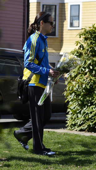 Neighbor Megan Cloke Wearing Jacket 117th Editorial Stock Photo - Stock ...