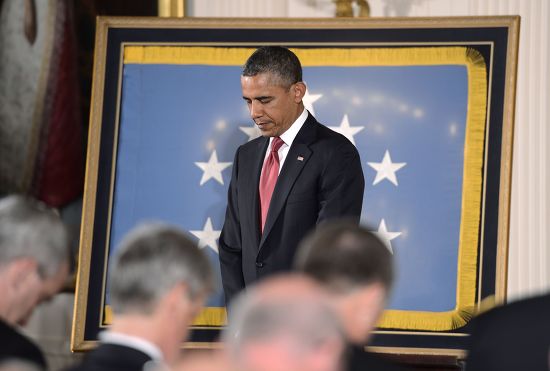 Us President Barack Obama Bows His Editorial Stock Photo - Stock Image ...