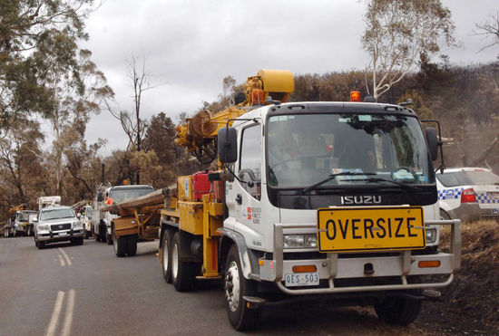 Construction Vehicles Queue Help Repairs Editorial Stock Photo - Stock ...