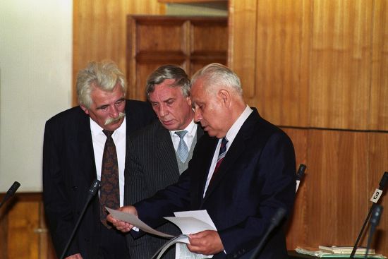 Former Soviet Vice President Gennady Yanayev Editorial Stock Photo ...