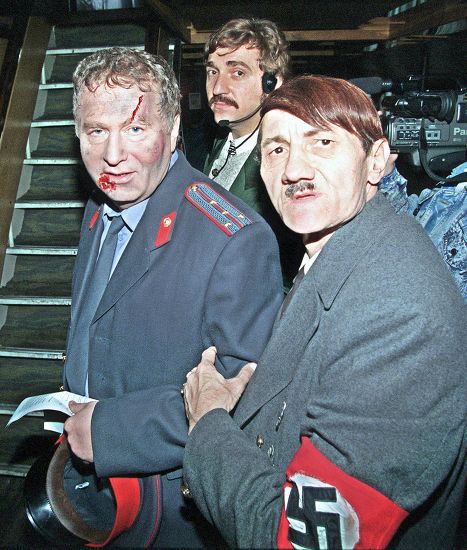Hitlers Lookalike Invite Vladimir Zhirinovsky L Editorial Stock Photo ...
