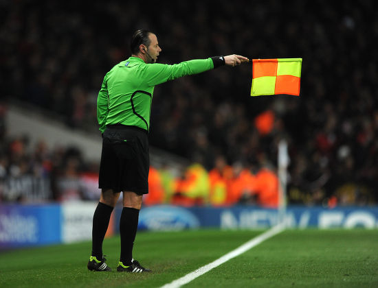 Assistant Referee Flags Offside United Kingdom Editorial Stock Photo ...