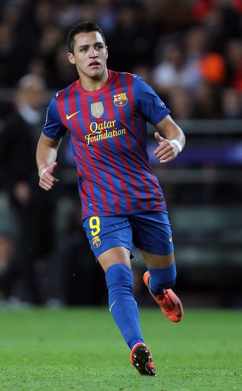 Alexis Sanchez Fc Barcelona Spain Barcelona Editorial Stock Photo ...