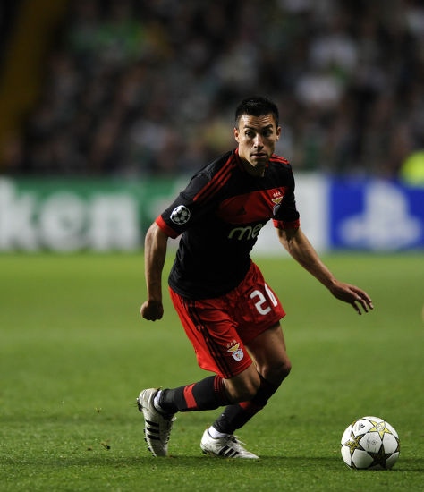 Nicolas Gaitan Benfica United Kingdom Glasgow Editorial Stock Photo ...