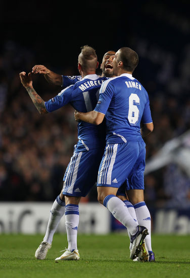 Raul Meireles Chelsea Celebrates Scoring 1st Editorial Stock Photo ...