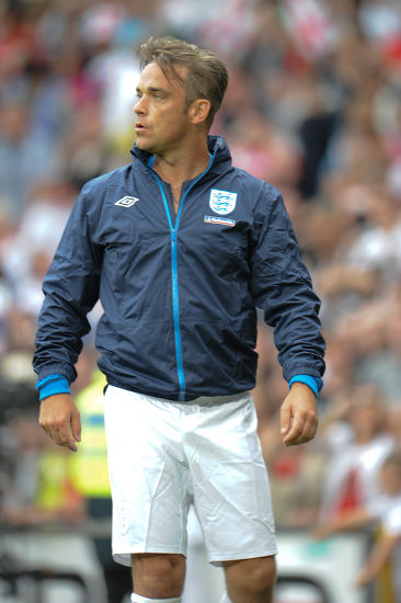 Robbie Williams England During Soccer Aid Editorial Stock Photo - Stock ...