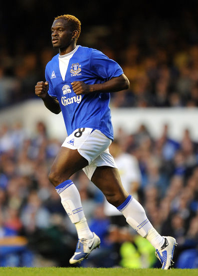 Louis Saha Everton United Kingdom Liverpool Editorial Stock Photo ...