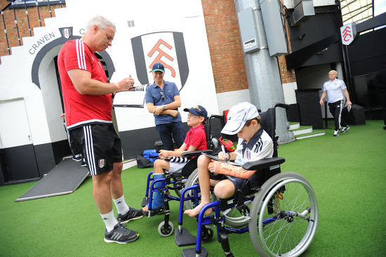 Manager Kit Symons Meets Two Young Editorial Stock Photo - Stock Image ...