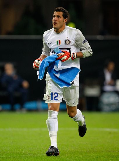Julio Cesar Inter Milan Italy Milan Editorial Stock Photo - Stock Image ...