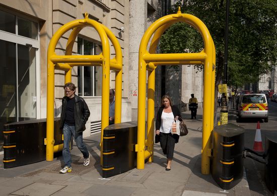 Members Public Walk Through Giant Metal Editorial Stock Photo - Stock ...