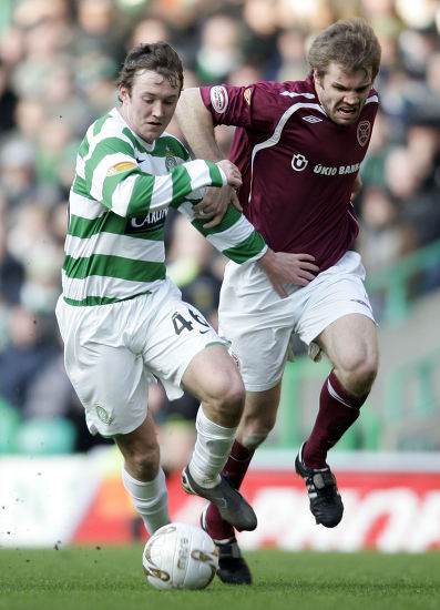 Aiden Mcgeady Celtic Robbie Neilson Heart Editorial Stock Photo - Stock ...