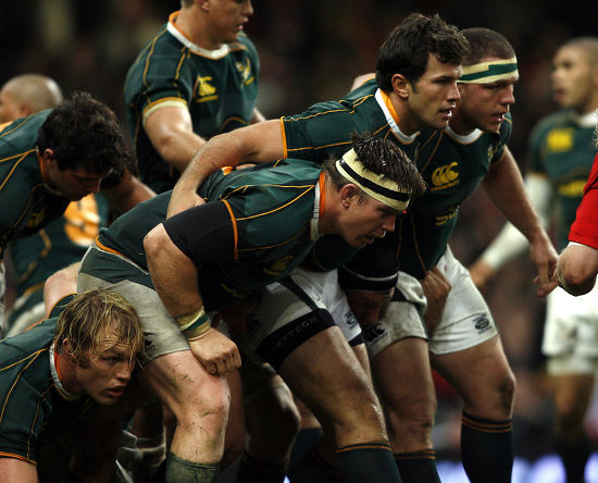 South African Pack Set Scrum Editorial Stock Photo - Stock Image ...