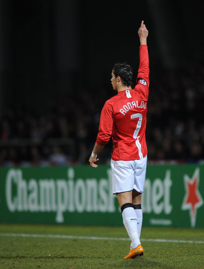 Cristiano Ronaldo Manchester United His Arm Editorial Stock Photo ...