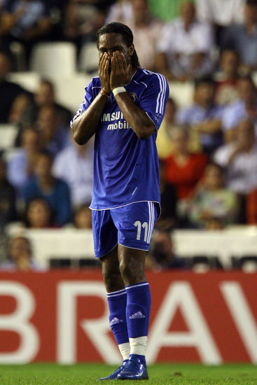 Didier Drogba Chelsea Covers His Face Editorial Stock Photo - Stock ...