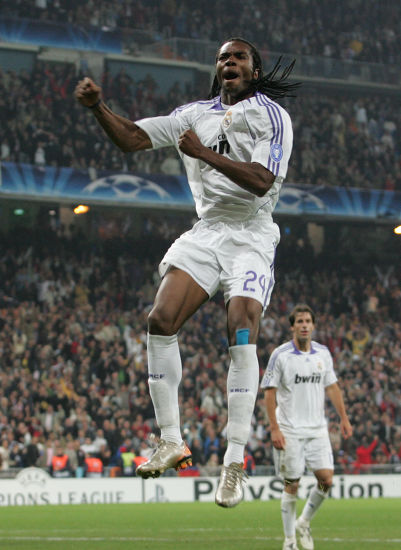 Javier Angel Balboa Real Madrid Celebrates Editorial Stock Photo ...