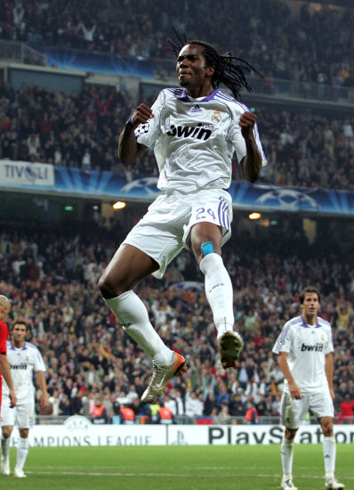 Javier Angel Balboa Real Madrid Celebrates Editorial Stock Photo ...
