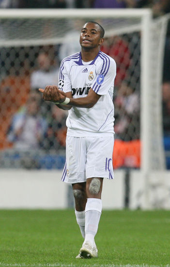 Robinho Real Madrid Celebrates 21 Editorial Stock Photo - Stock Image ...