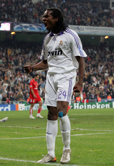 Javier Angel Balboa Real Madrid Celebrates Editorial Stock Photo ...