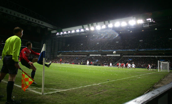 Michael Carrick Manchester United Takes Corner Editorial Stock Photo ...