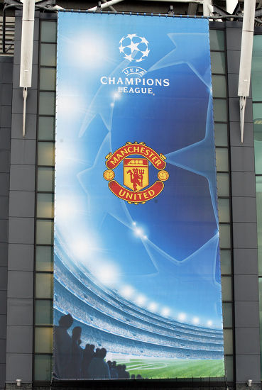 Uefa Champions League Banner Outside Old Editorial Stock Photo - Stock ...