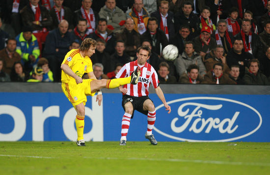 Boudewijn Zenden Liverpool Left Csaba Feher Editorial Stock Photo ...