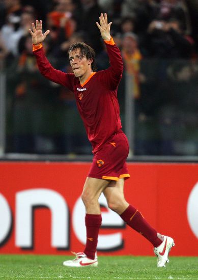 Rodrigo Taddei Roma Celebrates Scoring Opening Editorial Stock Photo ...
