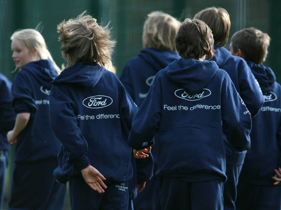 Ford Mascots Play Football Park Editorial Stock Photo - Stock Image ...