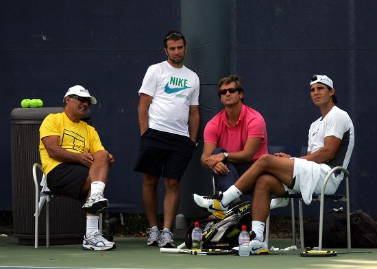 Rafael Nadal Spain Sits His Coaches Editorial Stock Photo - Stock Image ...