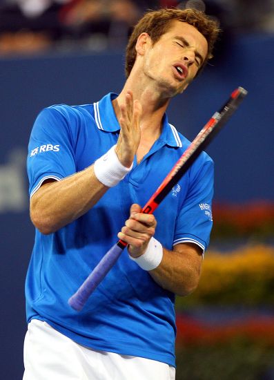 Andy Murray Great Britain Reacts Frustration Editorial Stock Photo ...