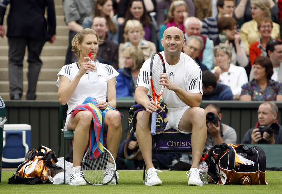 Steffi Graf Andre Agassi Look New Editorial Stock Photo - Stock Image ...