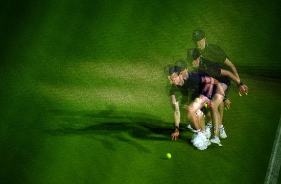 Multiple Exposure Ball Boy United Kingdom Editorial Stock Photo - Stock ...