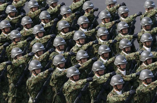 Japanese Self Defense Forces Airborne Troopers Editorial Stock Photo ...