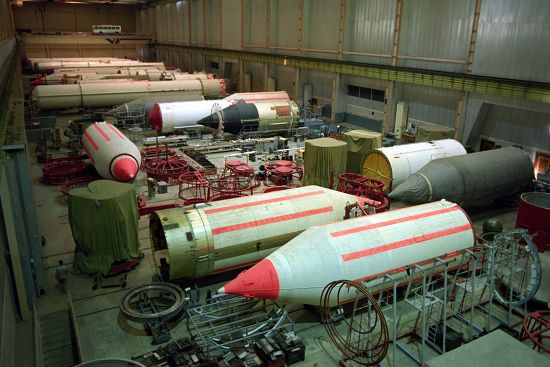 View Zenith Rockets Assembly Shop Yuzhmash Editorial Stock Photo ...