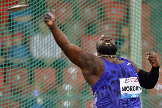 Jason Morgan Jamaica Competes Mens Discus Editorial Stock Photo - Stock ...