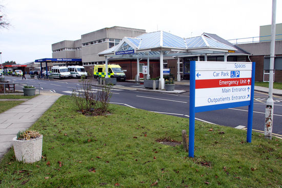 Eastbourne District General Hospital Where 15yearold Editorial Stock ...