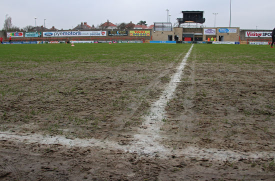 Muddy Pitch Globe Arena Before Sky Editorial Stock Photo - Stock Image ...