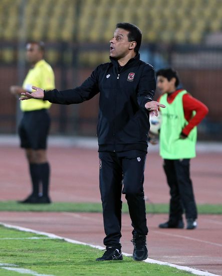 Al Ahlys Coach Hossam Albadry During Editorial Stock Photo - Stock ...